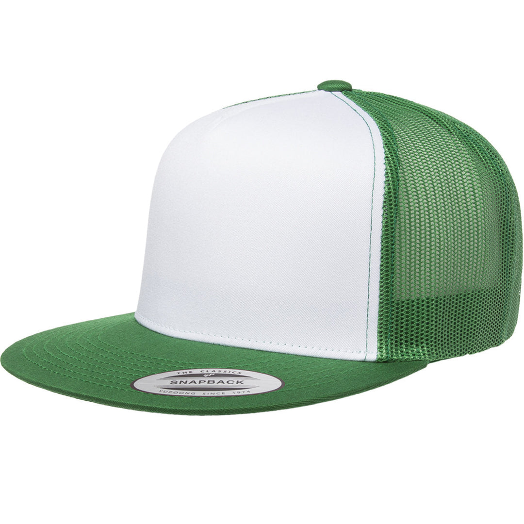 Yupoong 6006W Adult Classic Trucker with White Front Panel Hat