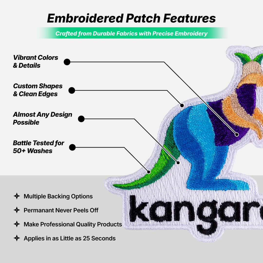 Embroidered Patches | Buy Custom Embroidered Patches Online