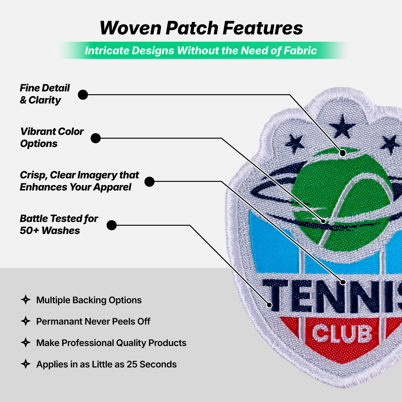 Woven Patches | Design Custom Woven Patches Online Today