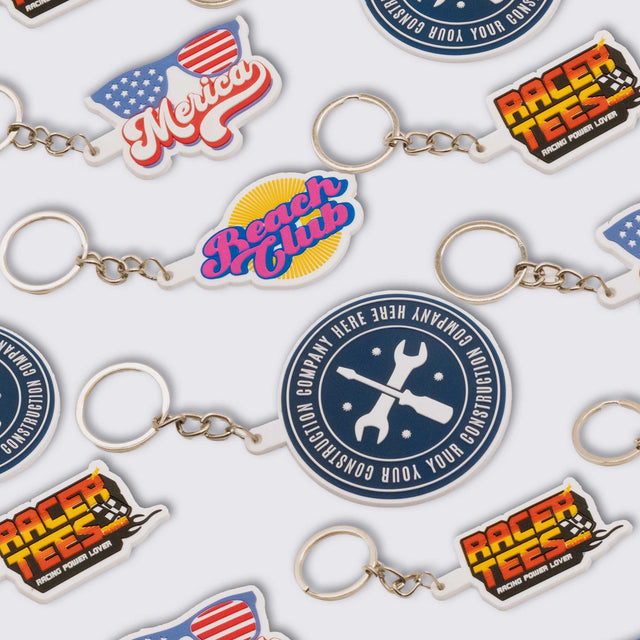 Custom Keychains | Design Rubber Keychains Online