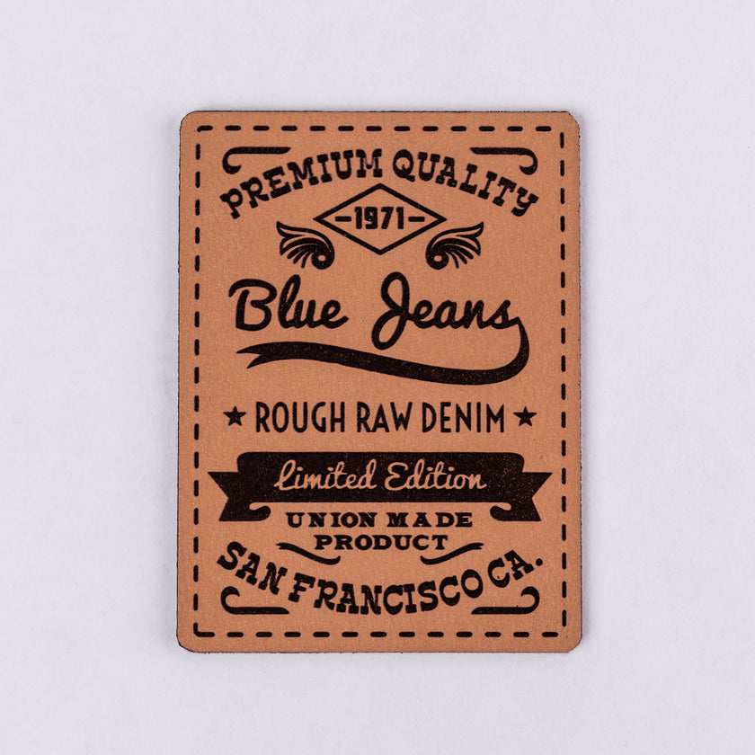 Genuine Leather Patches | Design Custom Leather Patches Online