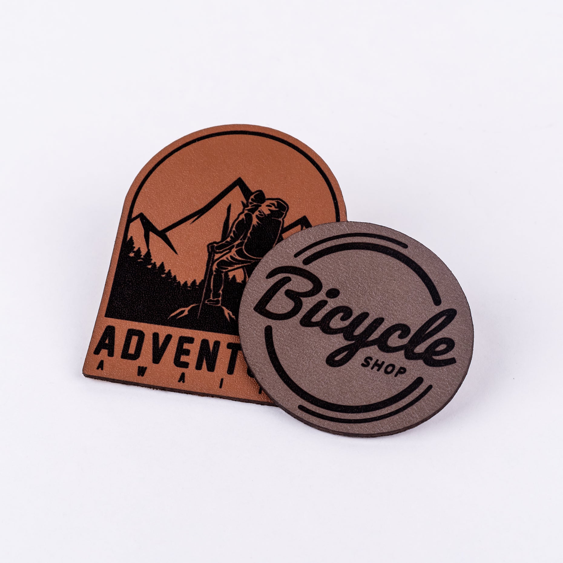 Genuine Leather Patches | Design Custom Leather Patches Online