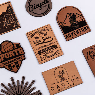 Genuine Leather Patches | Design Custom Leather Patches Online