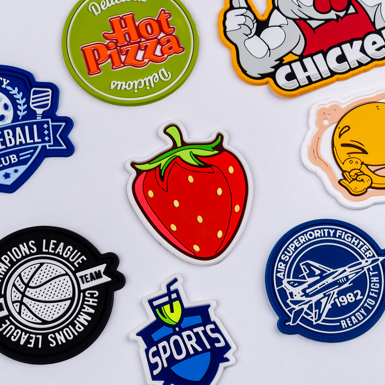 PVC Rubber Patches | Design Custom PVC Patches Online