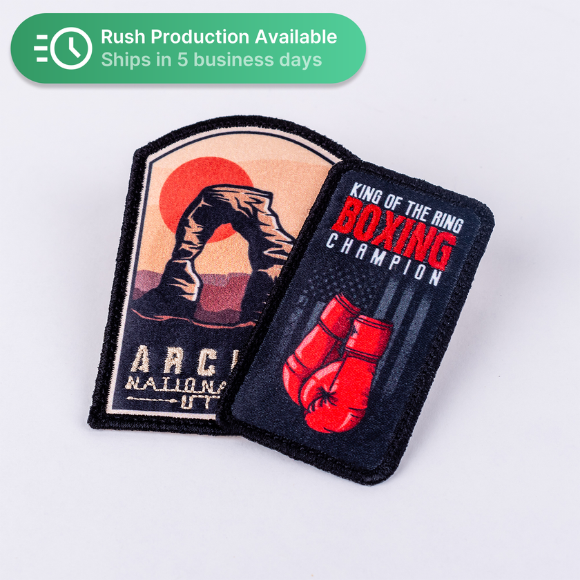 Custom Patches Perfect for Hats & Apparel, Shipped Fast!
